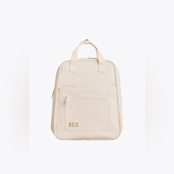 BEIS | Bags | Beis Expandable Backpack In Beige | Poshmark